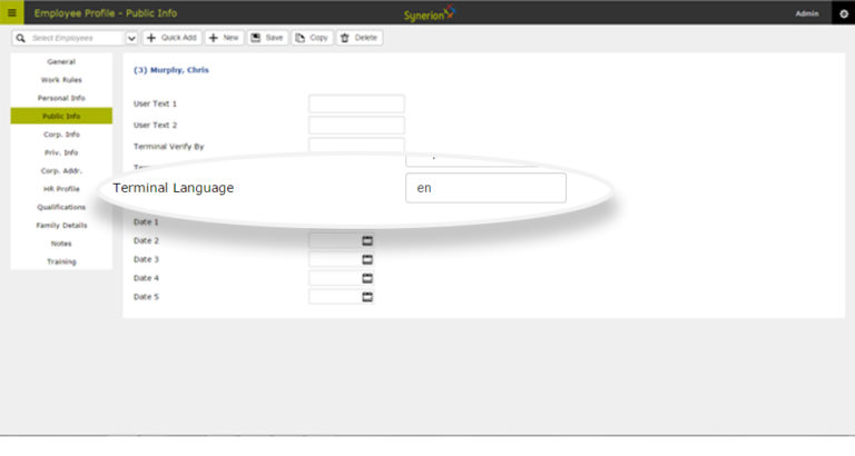 Clock Settings (using clock model IT-31 or IT-51) – Synerion Agile Help