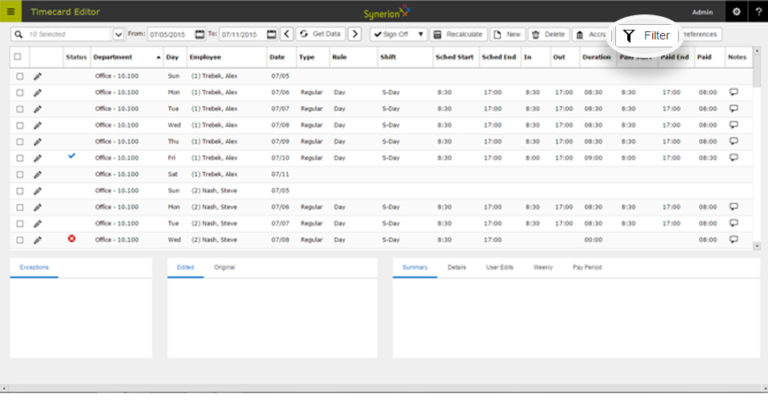 How to easily see which employees have errors in their time cards ...