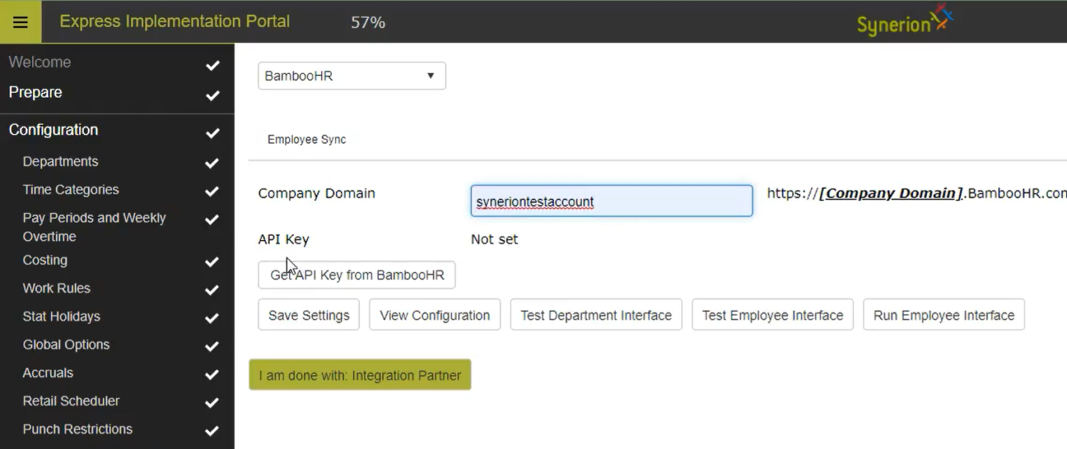 Synerion- BambooHR integration – Synerion Agile Help