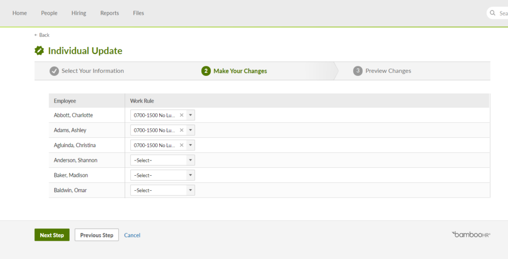 Synerion- BambooHR integration – Synerion Agile Help