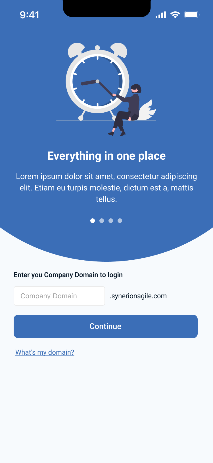 Logging into the Mobile App – Synerion Agile Help