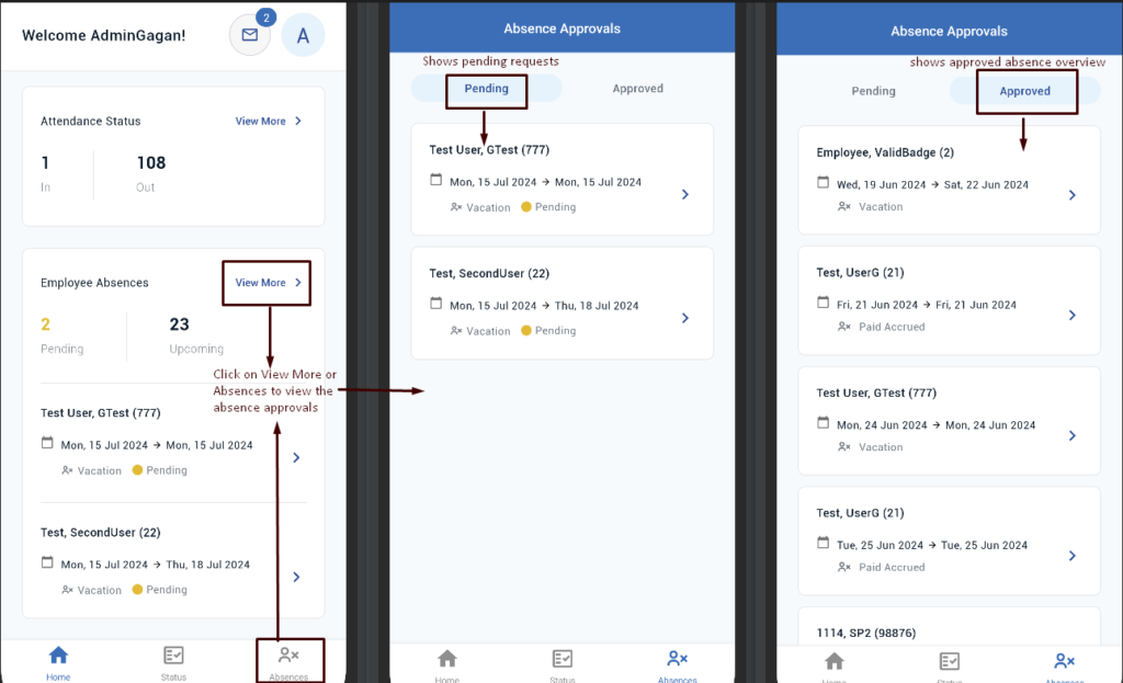 MSS Mobile App-Employee Absences – Synerion Agile Help
