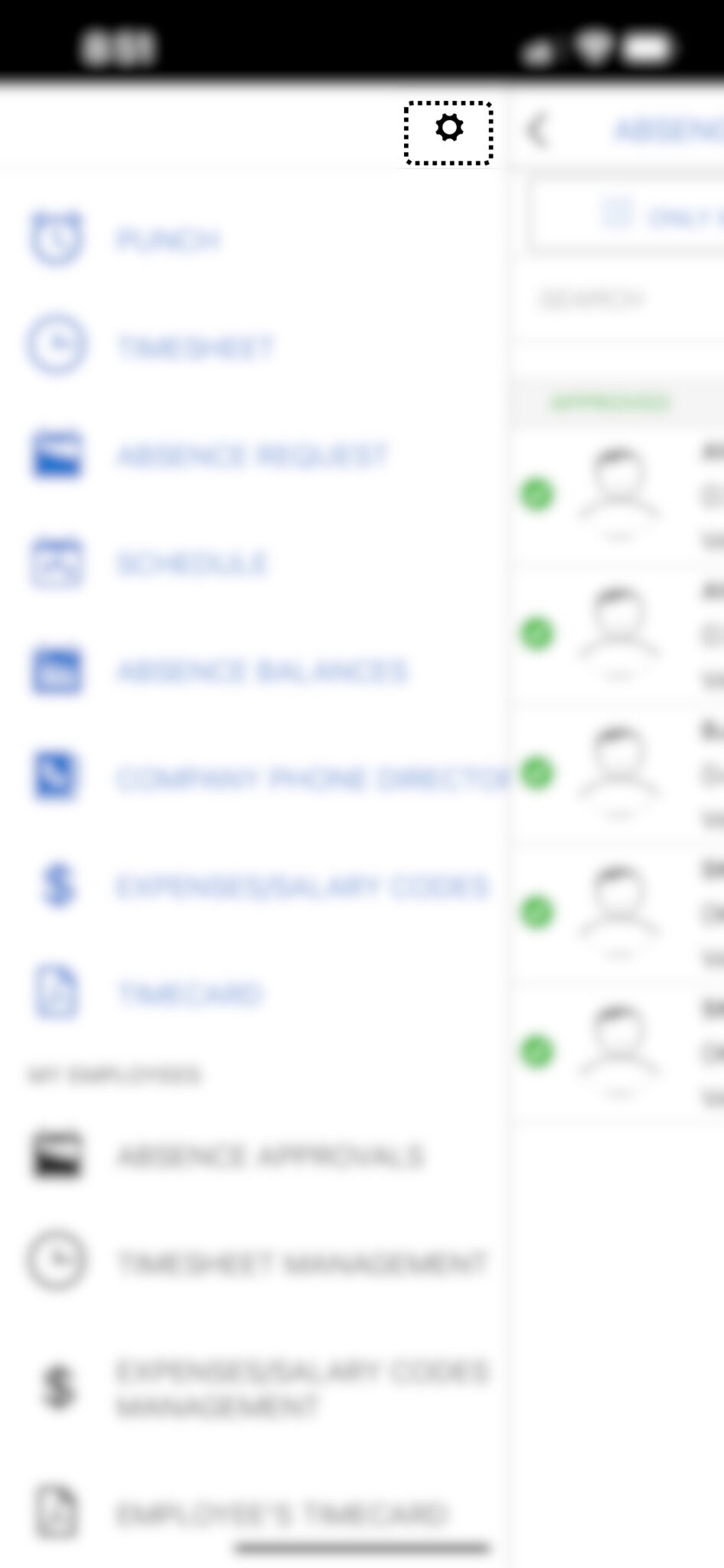 Logging Out and Logging in the Mobile App – Synerion Enterprise Help